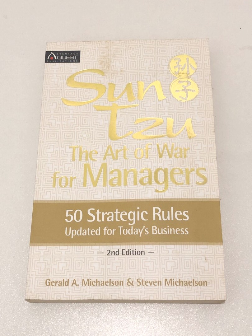Sun Tzu , The Art Of War For Managers 2nd Edition By Gerald A ...