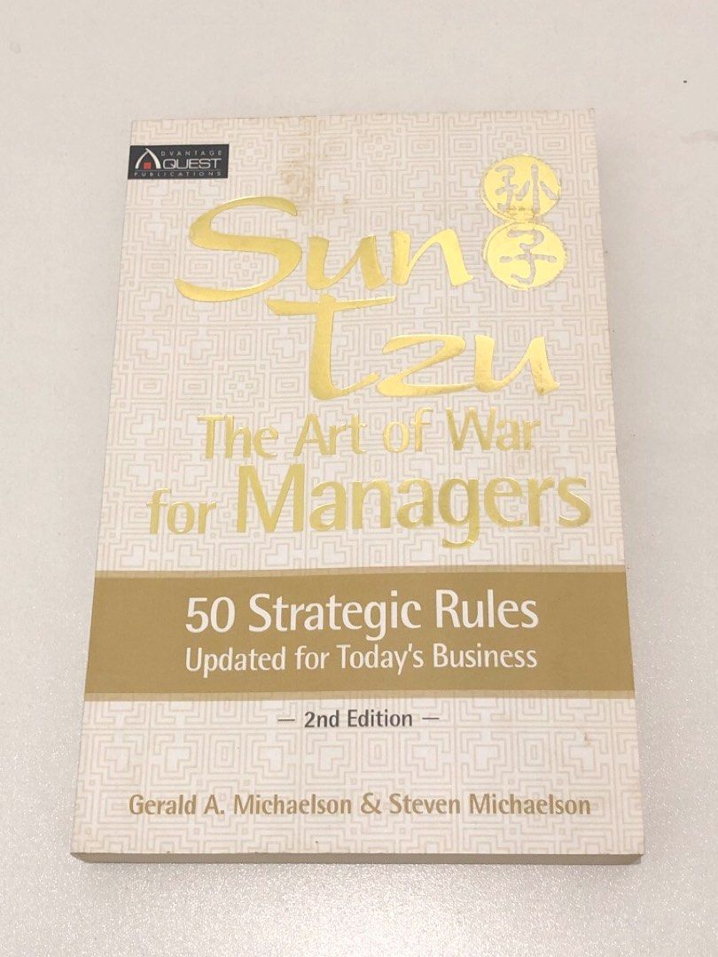 Sun Tzu , The Art Of War For Managers 2nd Edition By Gerald A ...