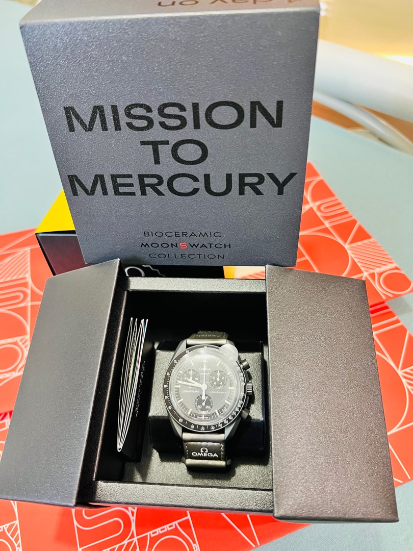 Swatch x Omega Mission to Mercury, Luxury, Watches on Carousell