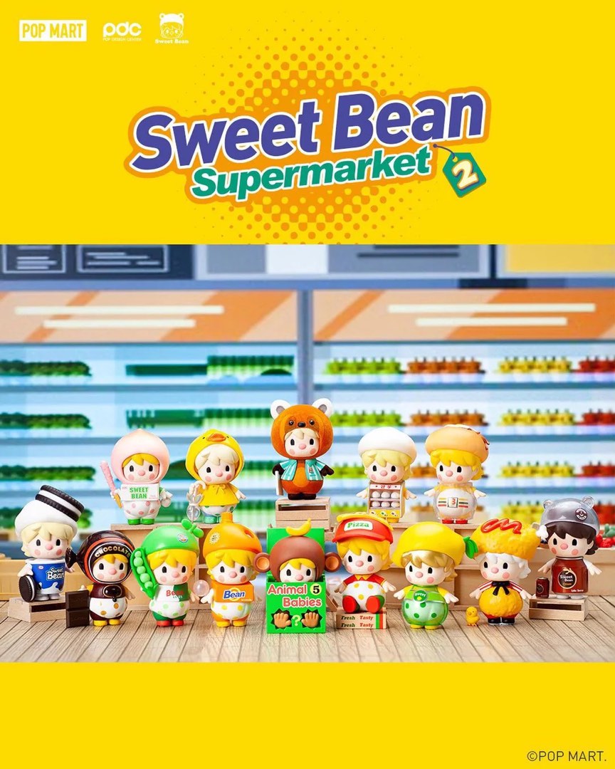 Sweetbean popmart , Hobbies & Toys, Toys & Games on Carousell