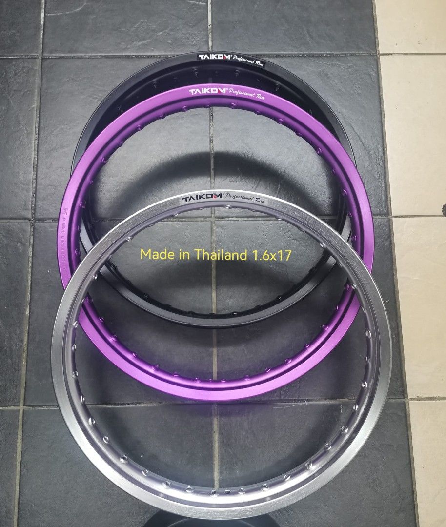 Taikom alloy rim Made in Thailand, Motorcycles, Motorcycle Accessories ...