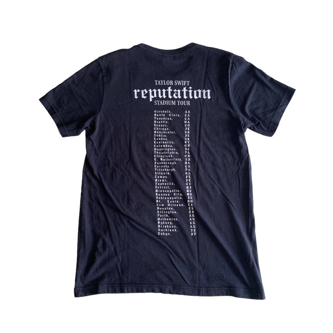 Taylor Swift Reputation Tour Tee, Men's Fashion, Tops & Sets, Tshirts ...