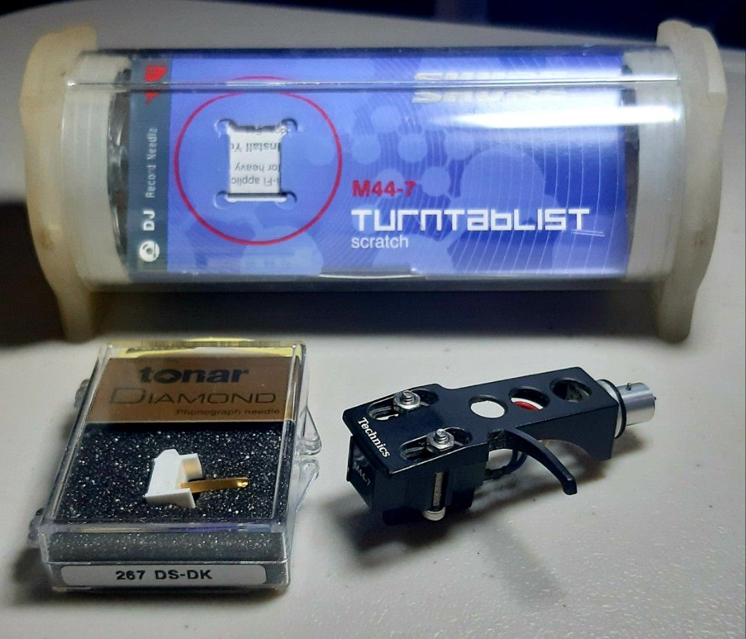 Technics Headshell + Shure M44-7 Cartridge & Brand New Tonar N44-7 ...