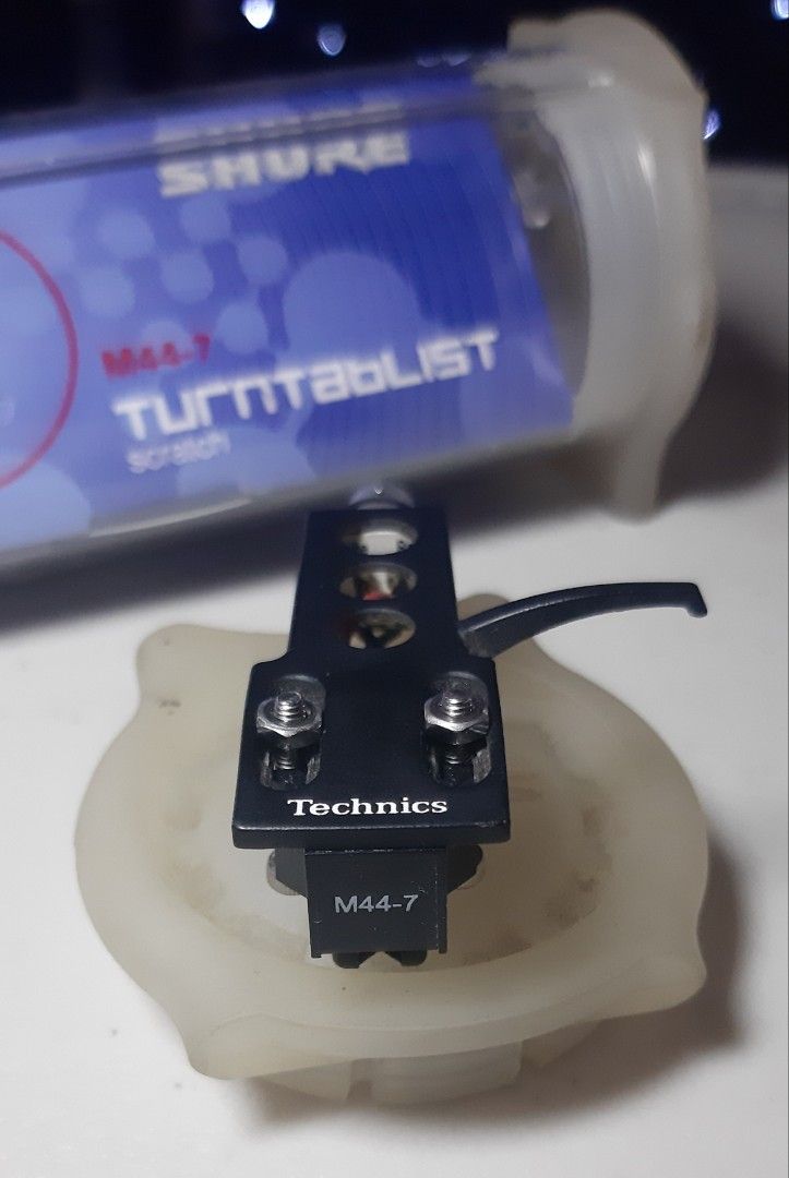 Technics Headshell + Shure M44-7 Cartridge & Brand New Tonar N44-7 ...