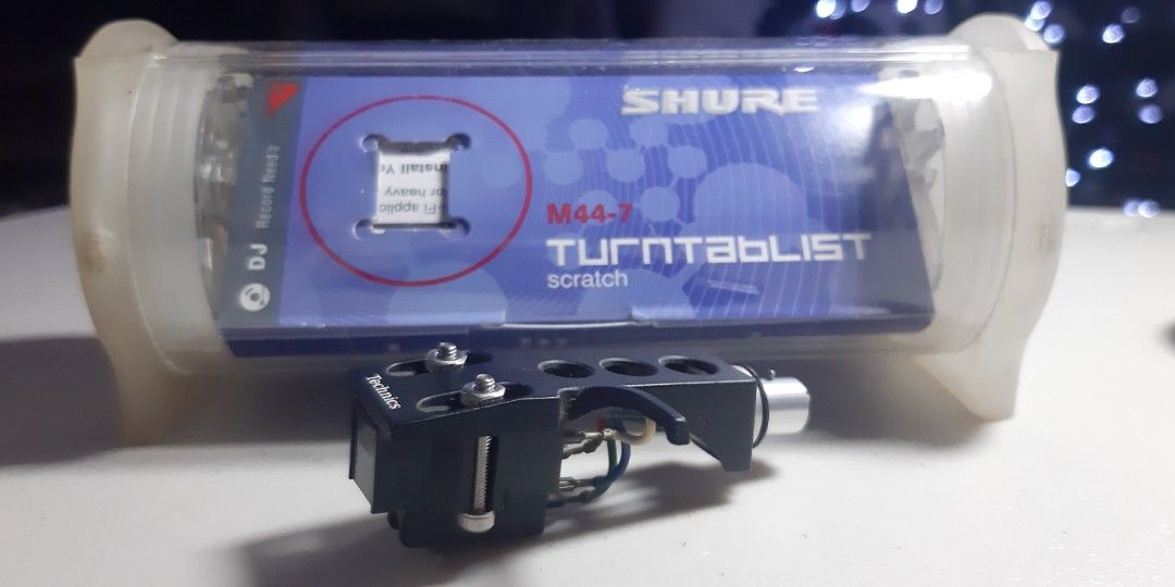 Technics Headshell + Shure M44-7 Cartridge & Brand New Tonar N44-7 ...