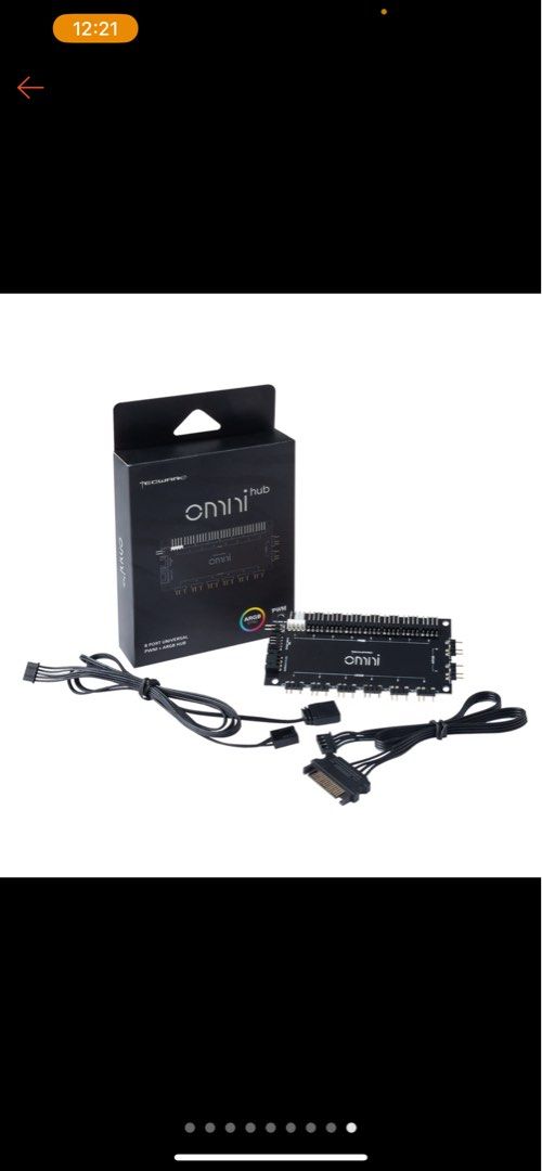 Tecware OMNI P12 ARGB RGB FANS 120MM RGB 3 Pack Case Fan Controller Hub ...