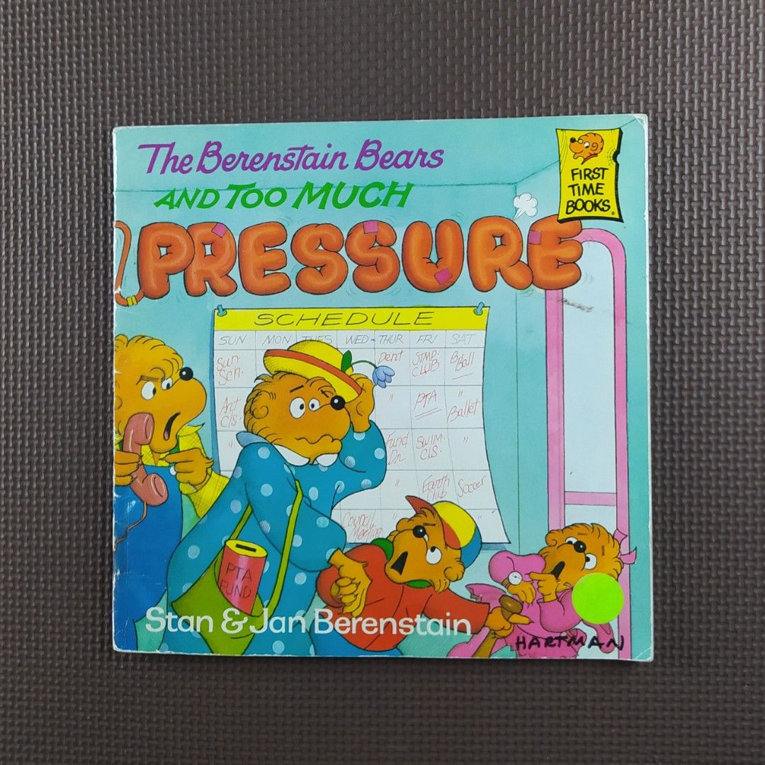 The Berenstain Bears & too much pressure, Hobbies & Toys, Books ...