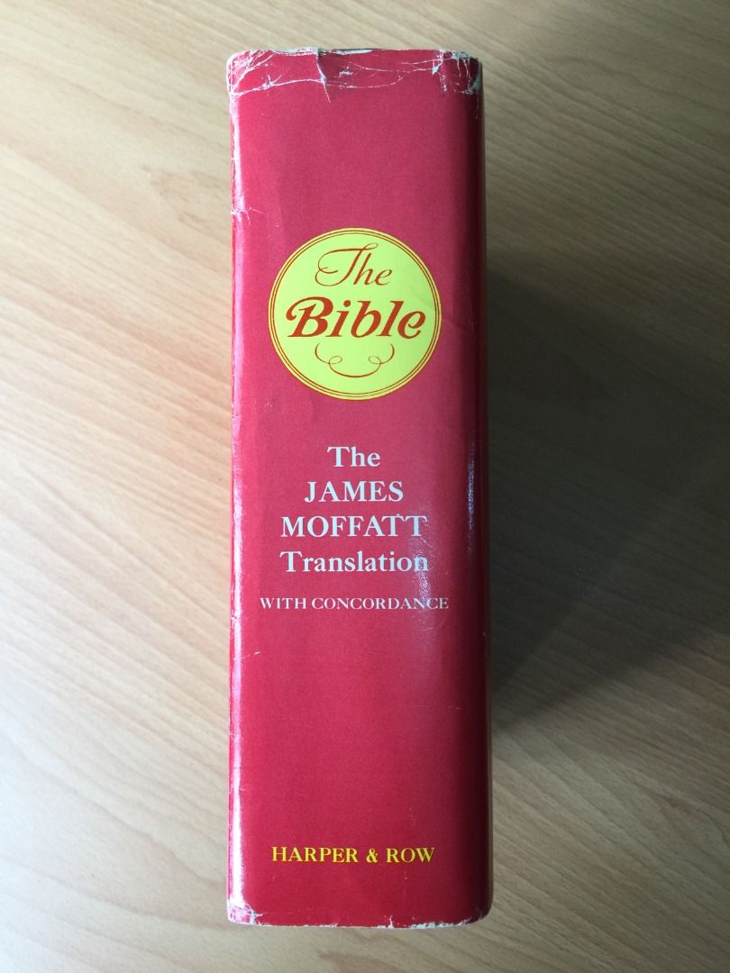 The BIBLE James Moffatt Translation, Hobbies & Toys, Books & Magazines ...