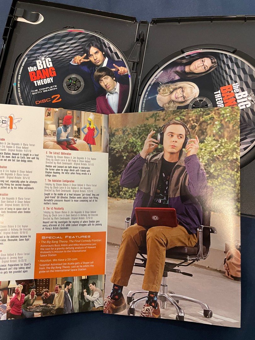 The Big Bang Theory S1-S6 Original DVD Set, Hobbies & Toys, Music ...