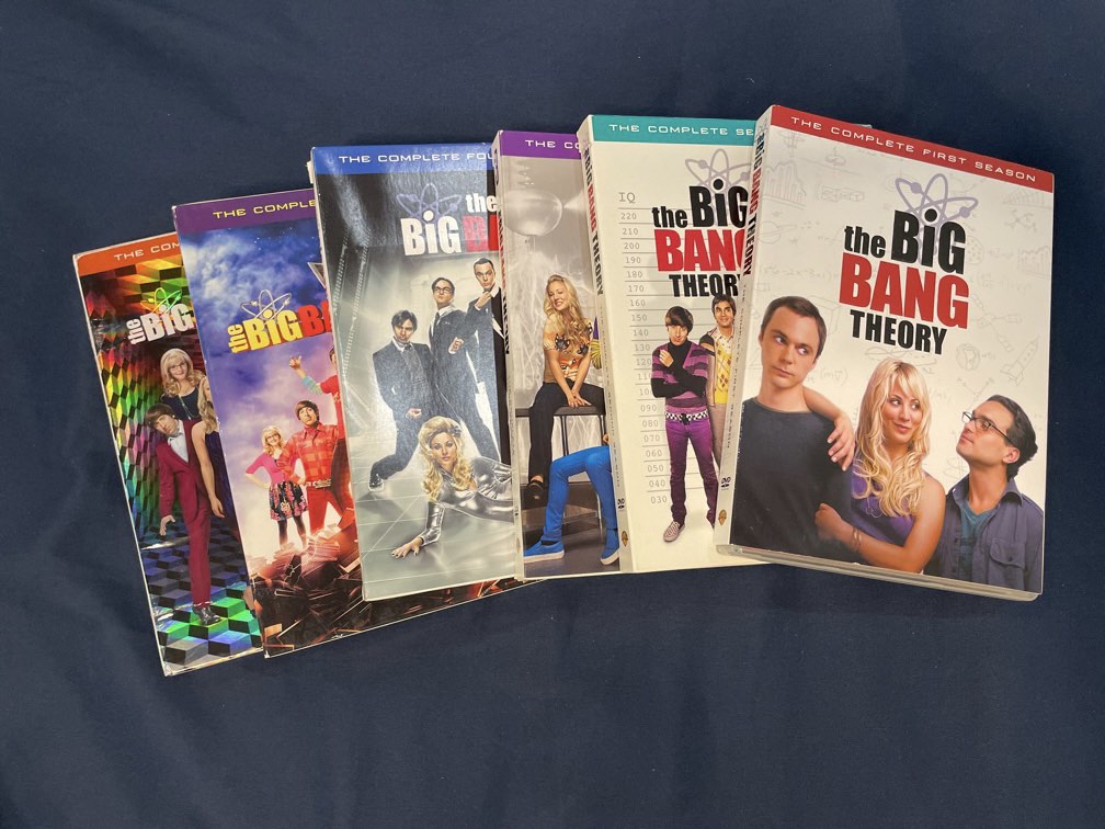 The Big Bang Theory S1-S6 Original DVD Set, Hobbies & Toys, Music ...