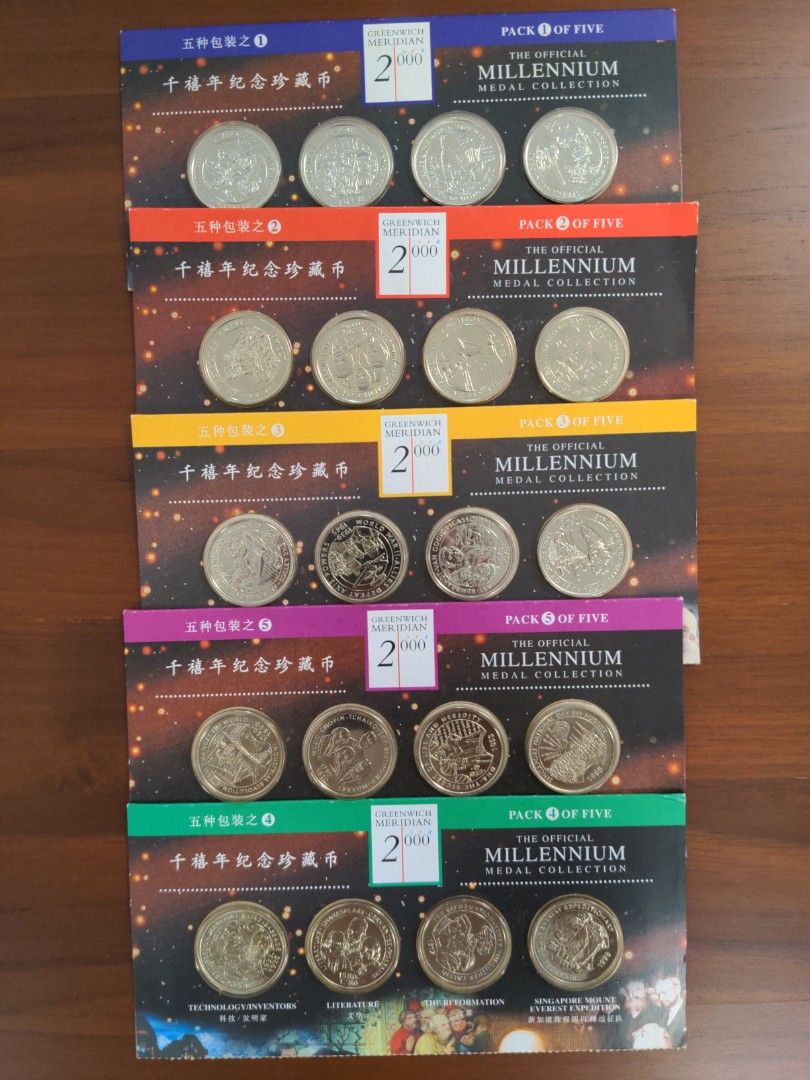 The Official Millennium Medal Collection, Hobbies & Toys, Memorabilia ...