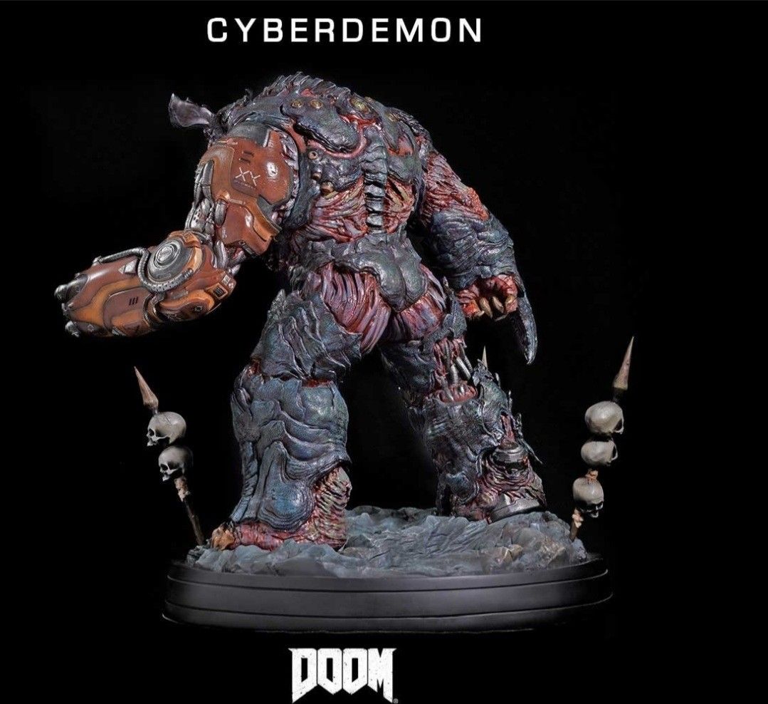 The DOOM: Cyberdemon Regular Edition Statue, Hobbies & Toys, Toys ...