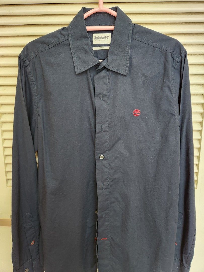 Timberland, Men's Fashion, Tops & Sets, Formal Shirts on Carousell
