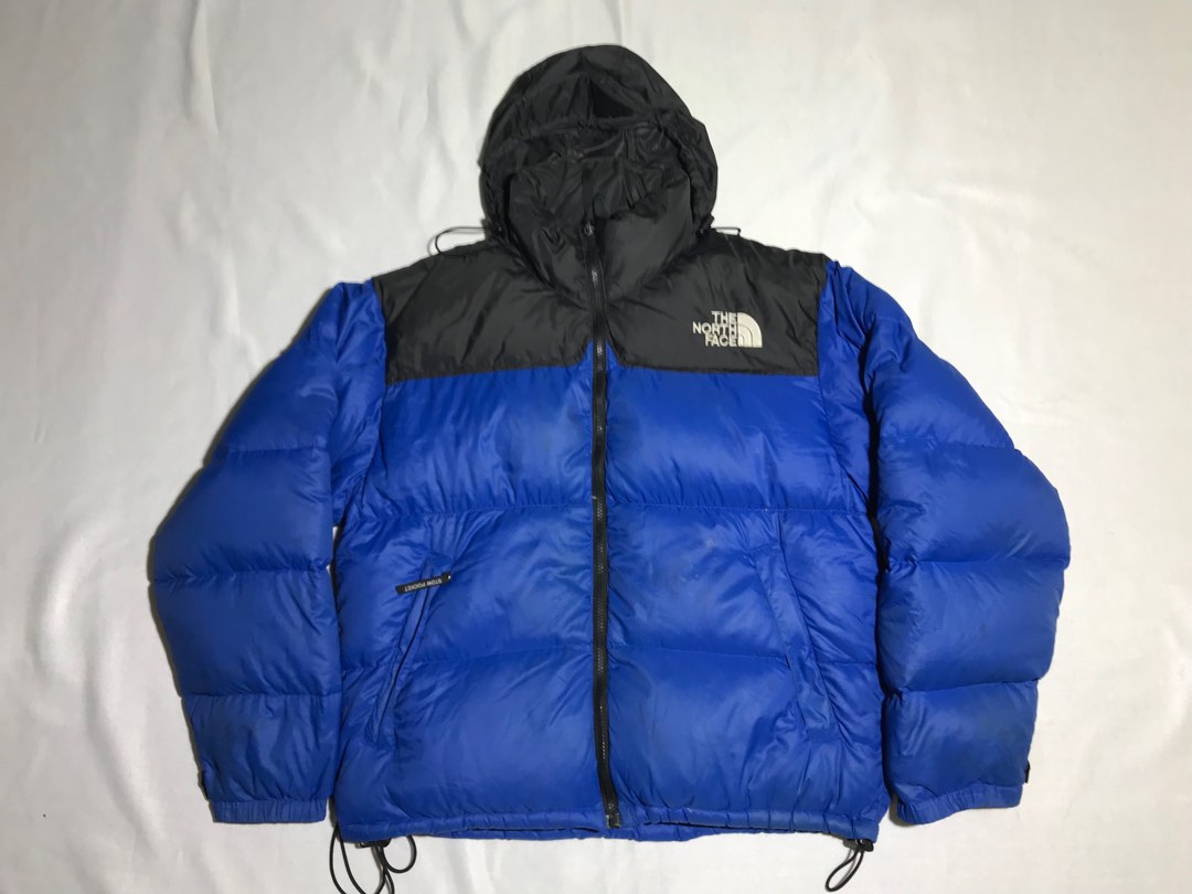 TNF PUFFER JACKET BLUE, Men's Fashion, Coats, Jackets and Outerwear on ...