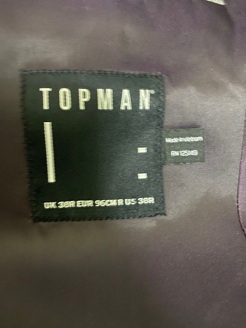 Topman Blazzer, Men's Fashion, Tops & Sets, Formal Shirts on Carousell