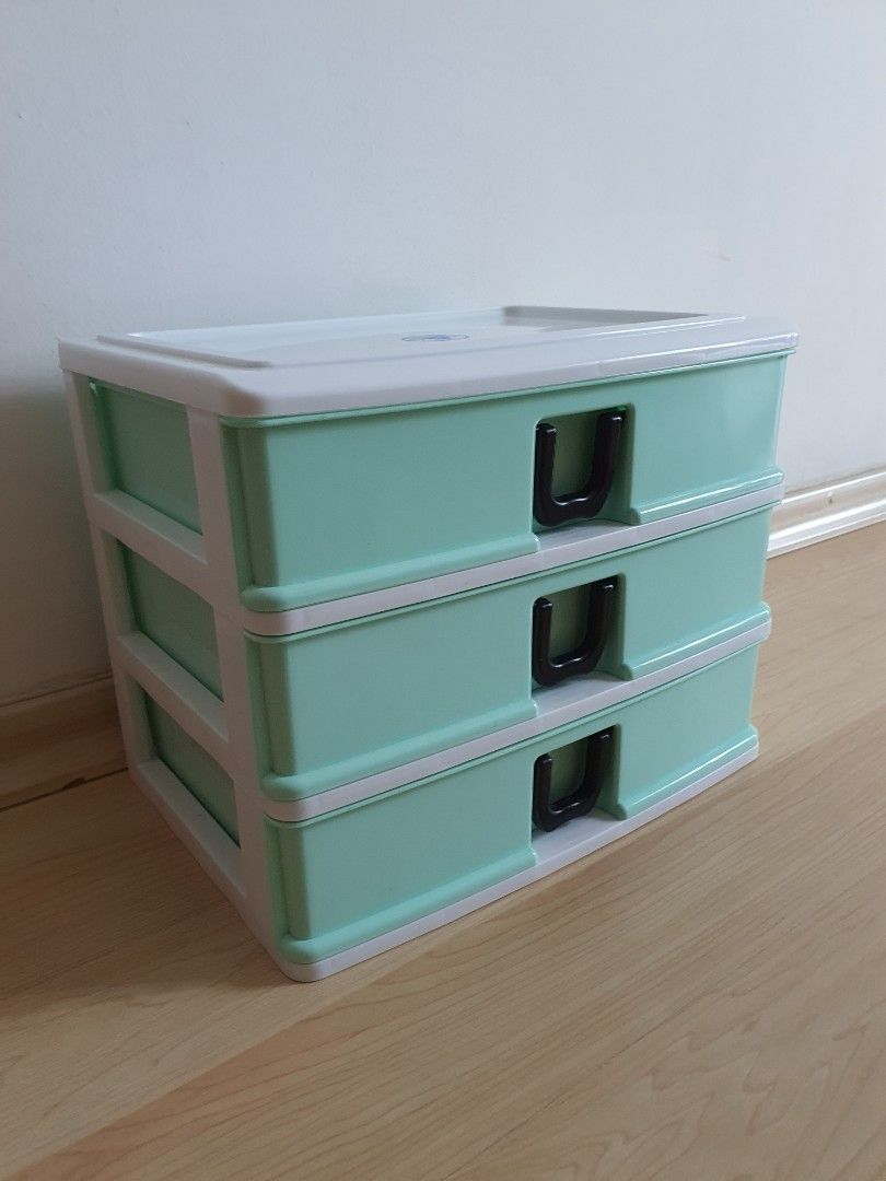 Toyogo 3 tier drawer - fit A4 size paper, Furniture & Home Living, Home ...