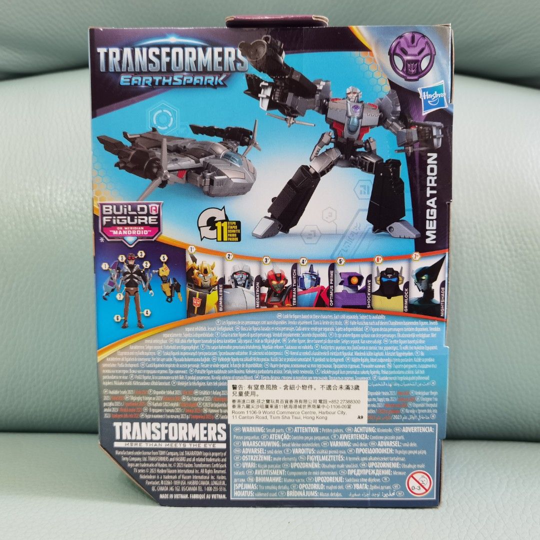 Transformers EarthSpark Build a Figure Dr. Meridian "Mandroid" Megatron ...