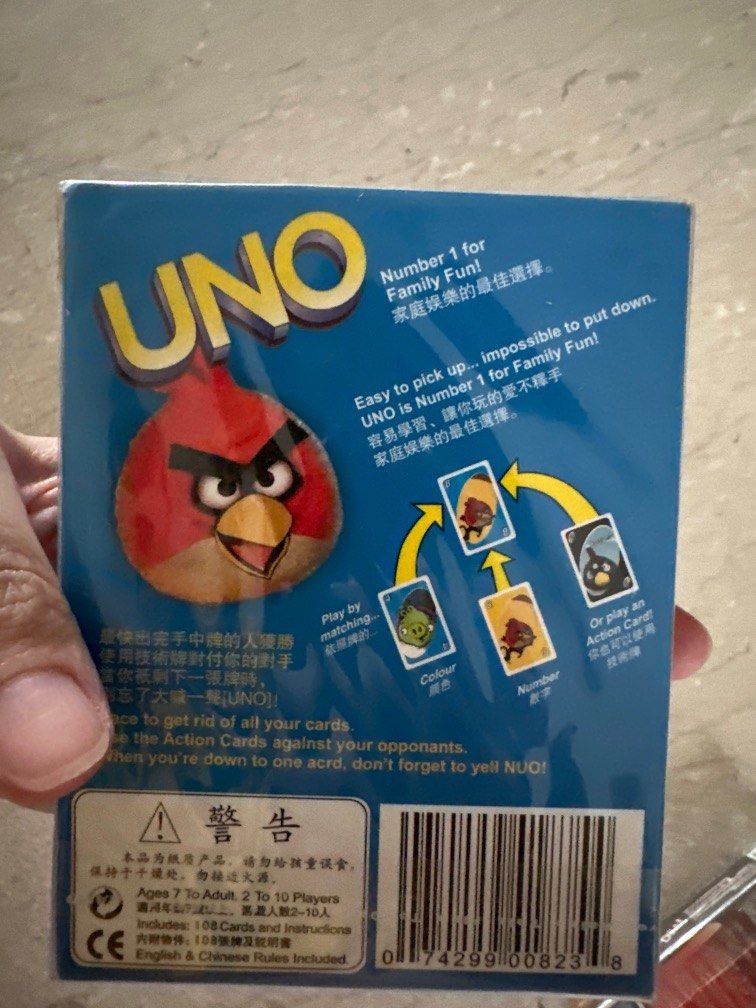 Transformers Monopoly Deal and Angry bird UNO game, Hobbies & Toys ...