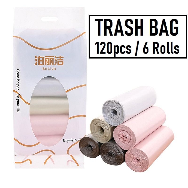 Trash Bag Rubbish Bag Garbage Bag Handle Drawstring Kitchen Waste Bag ...