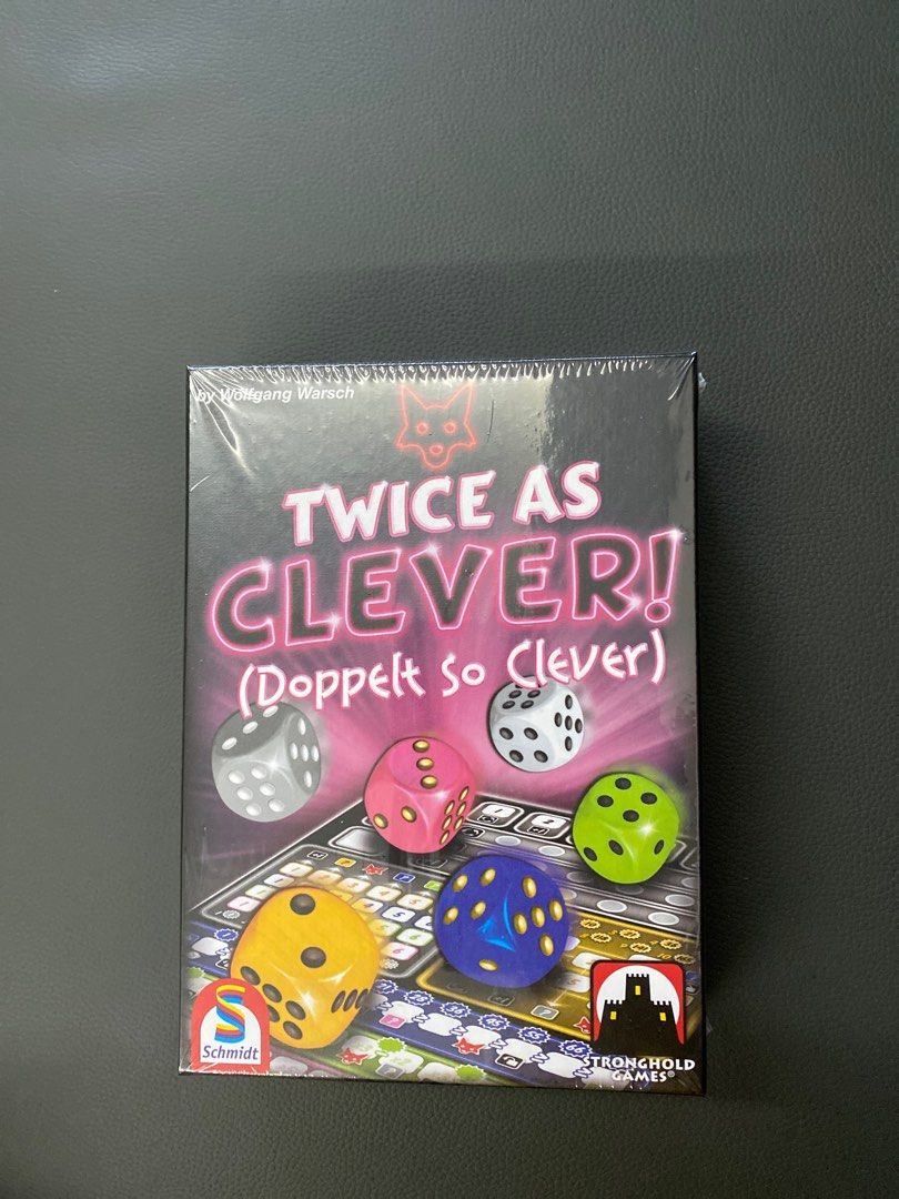 Twice As Clever AKA Doppelt So Clever Dice Game, Hobbies & Toys, Toys ...