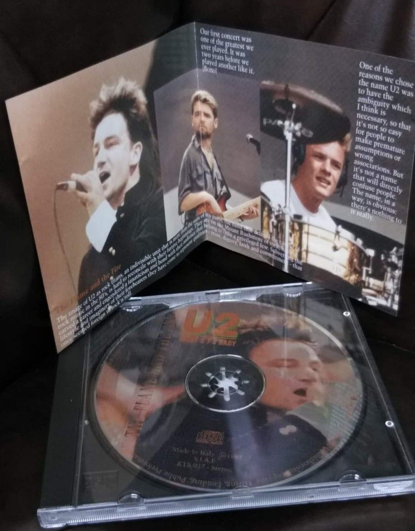 U2. 3CD Set + Poster. Unofficial live bootleg Eight 579 Baby Made in ...