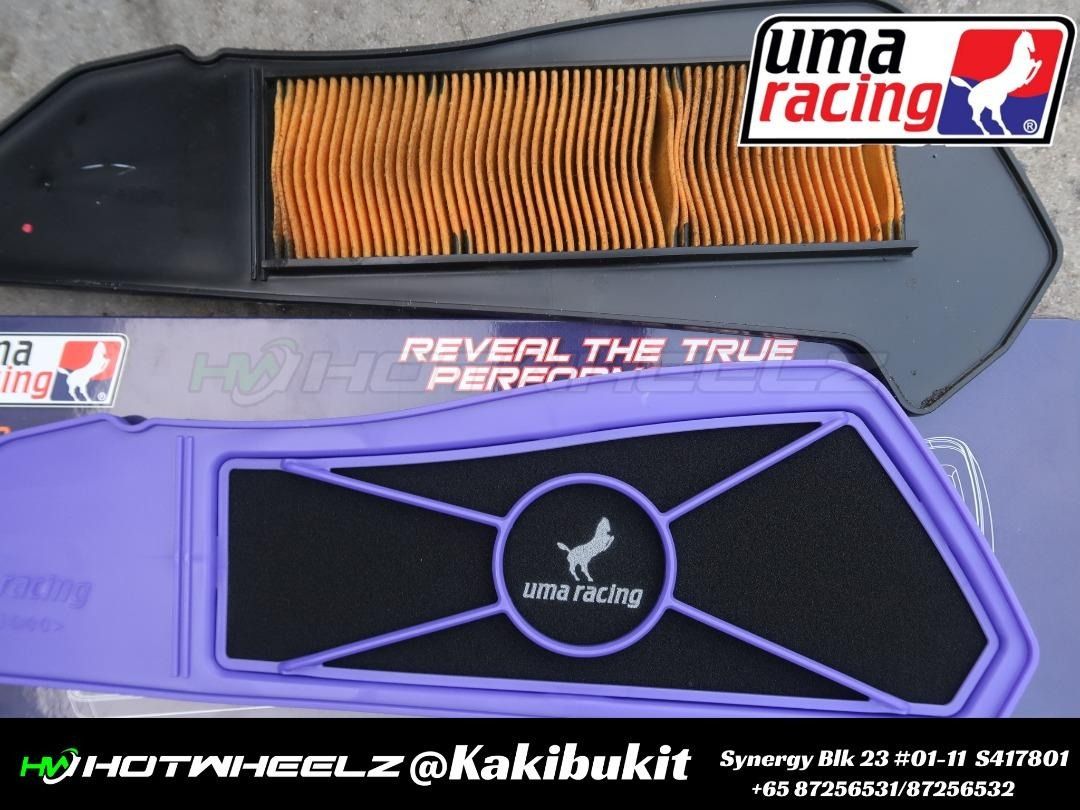 UMA RACING AIR FILTER KIT-YAMAHA XMAX, Motorcycles, Motorcycle ...