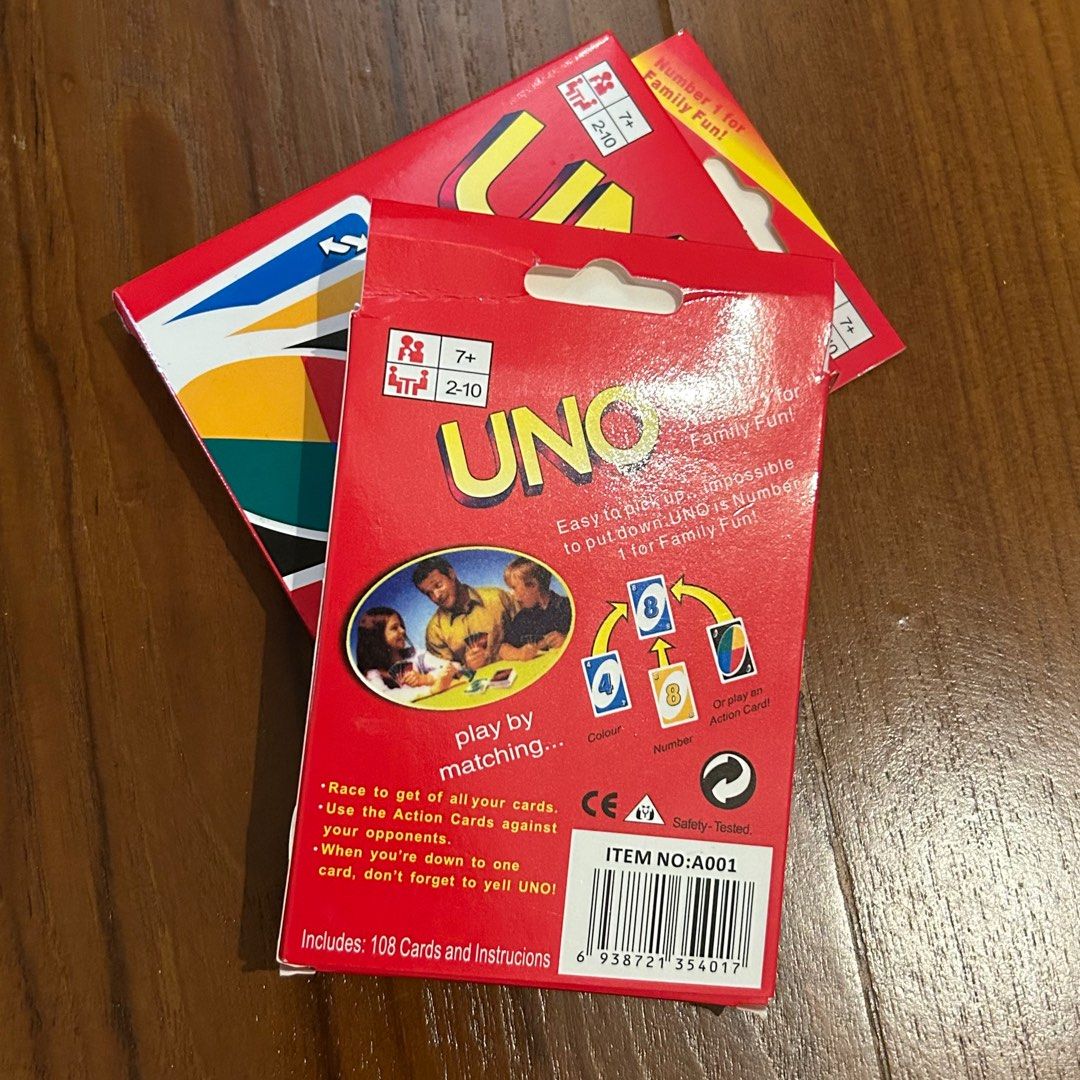 UNO CARD GAME, Hobbies & Toys, Toys & Games on Carousell