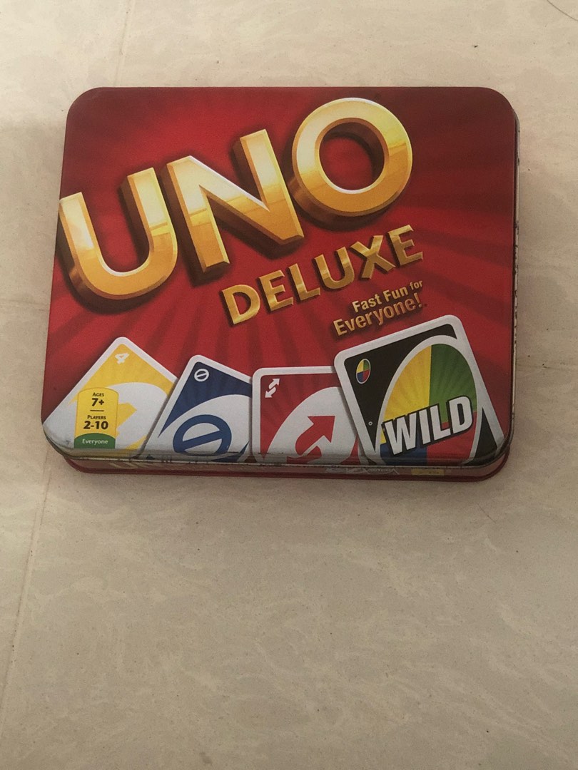 Uno deluxe, Hobbies & Toys, Toys & Games on Carousell