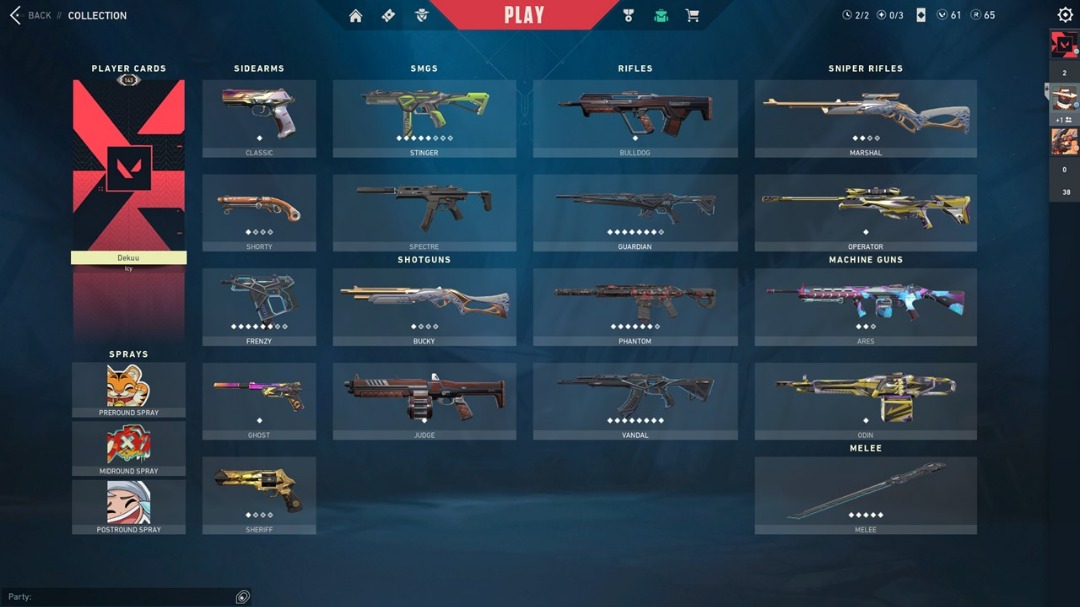 WTS VALORANT ACCOUNT 6 VP SKINS DIAMOND 1 RANK RGX 11z BUNDLE V1 WITH ...