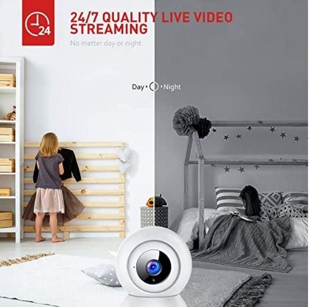 Victure SC210 (1080P FHD) Baby Monitor with 2.4G WiFi Wireless IP Home ...