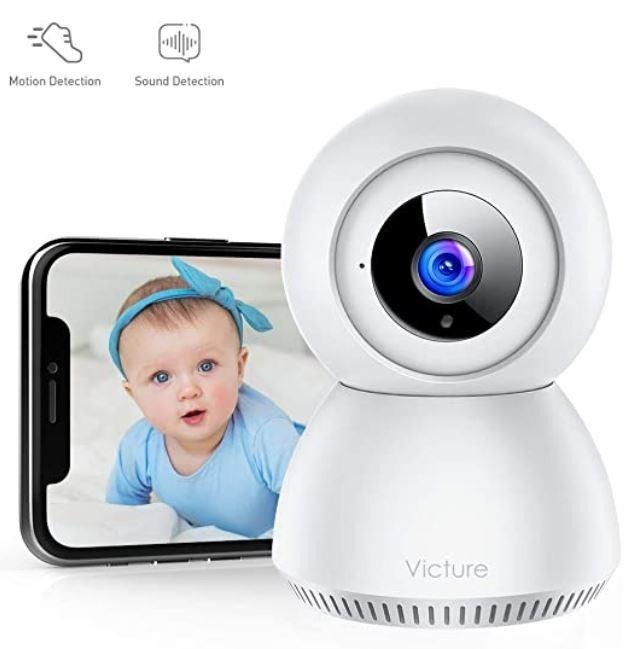 Victure SC210 (1080P FHD) Baby Monitor with 2.4G WiFi Wireless IP Home ...