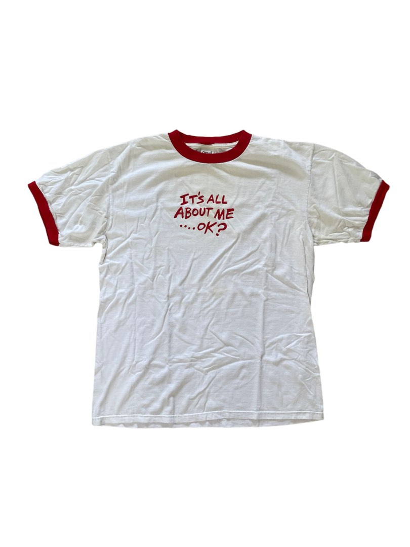 Vintage Ringer Tee, Men's Fashion, Tops & Sets, Tshirts & Polo Shirts ...