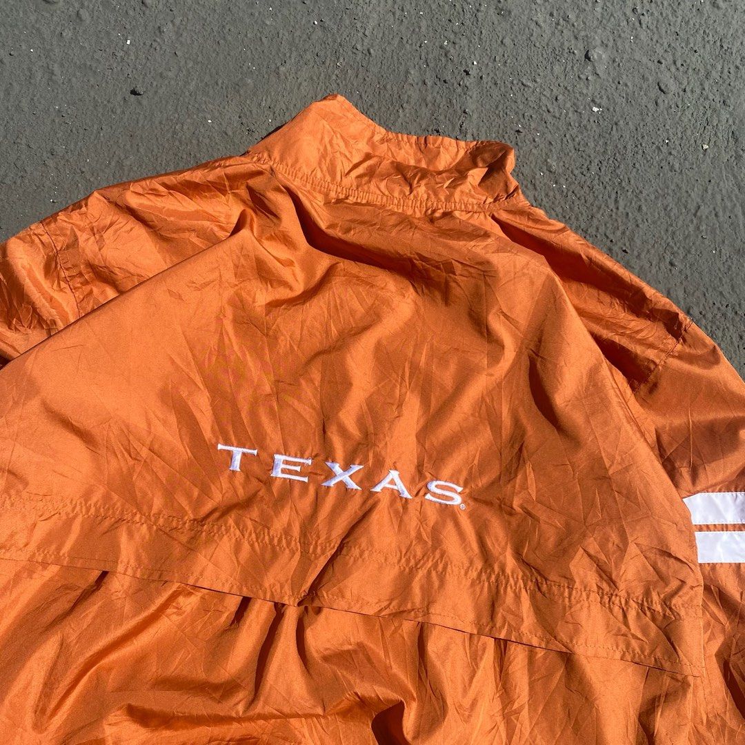 Vintage University of Texas Halfzip Windbreaker, Men's Fashion, Coats ...