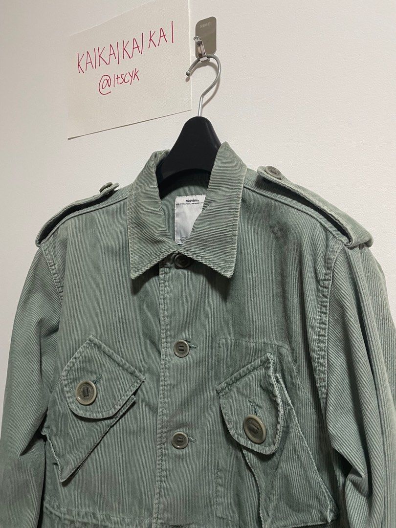Visvim combat caf slub corduroy jacket, Men's Fashion, Coats, Jackets and Outerwear on Carousell