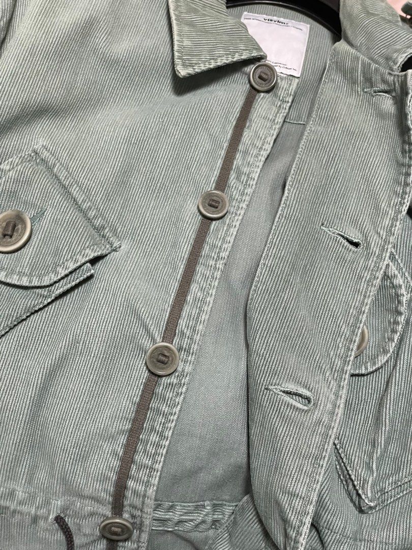 Visvim combat caf slub corduroy jacket, Men's Fashion, Coats, Jackets and Outerwear on Carousell
