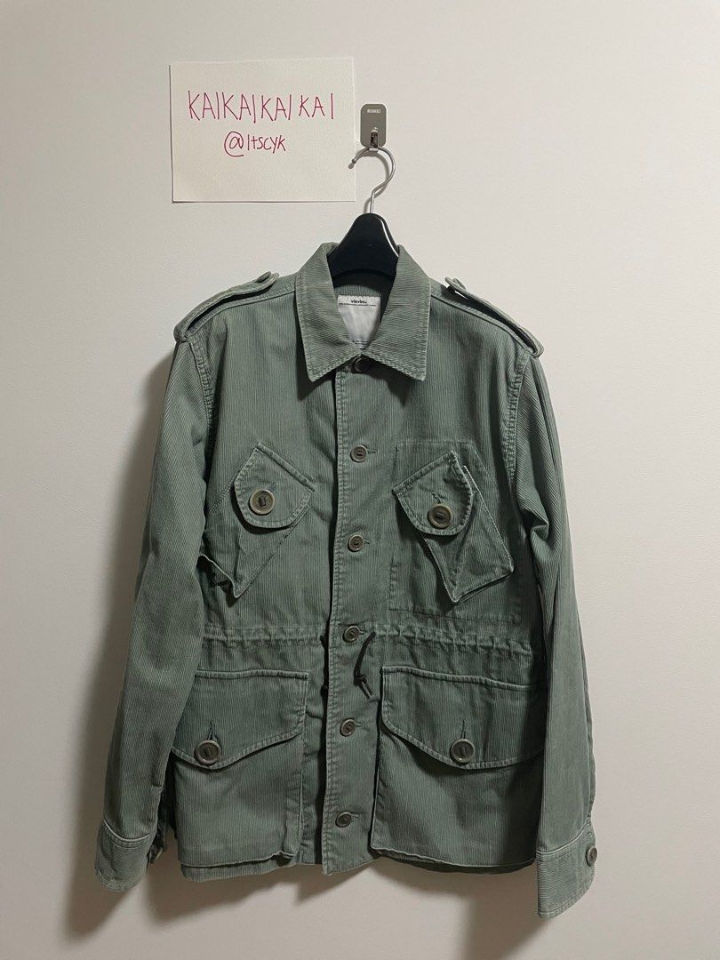 Visvim combat caf slub corduroy jacket, Men's Fashion, Coats, Jackets and Outerwear on Carousell