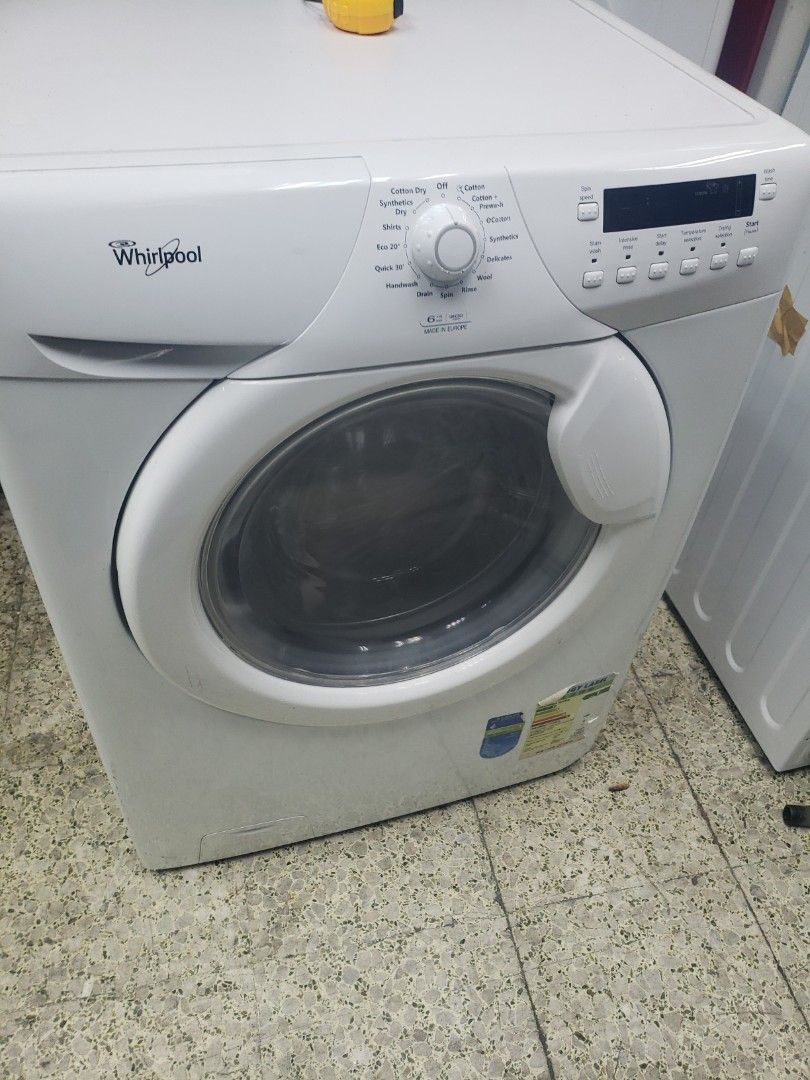 Whirlpool wash and dry 6/4kg washing machine - Carousell