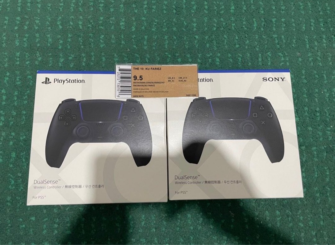 WTS Playstation 5 DualSense Controller MY Set Midnight Black, Video ...