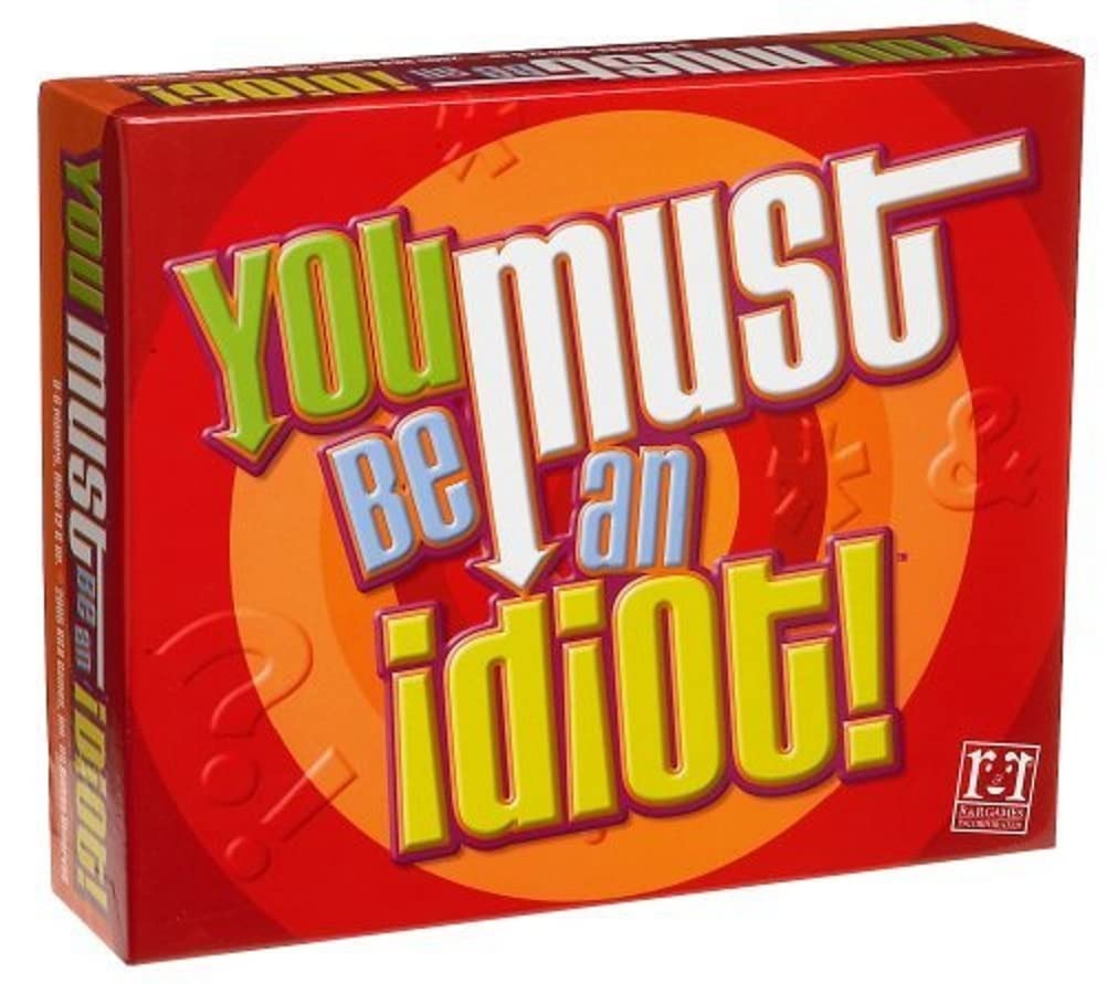 you must be an idiot boardgame, Hobbies & Toys, Toys & Games on Carousell