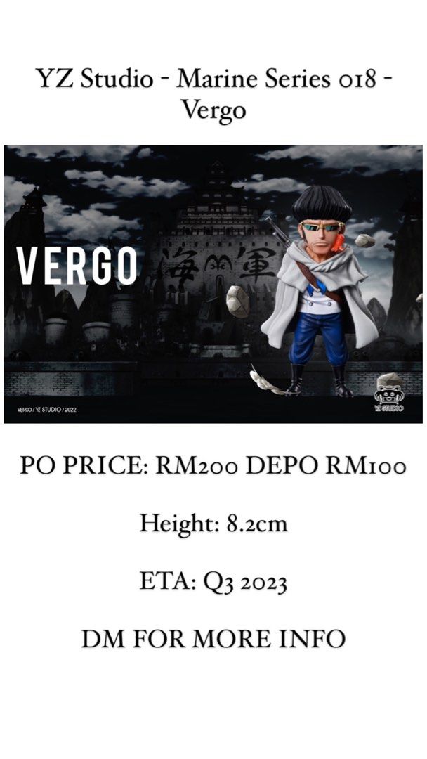 YZ Studio - Marine Series 018 - Vergo, Hobbies & Toys, Toys & Games on Carousell