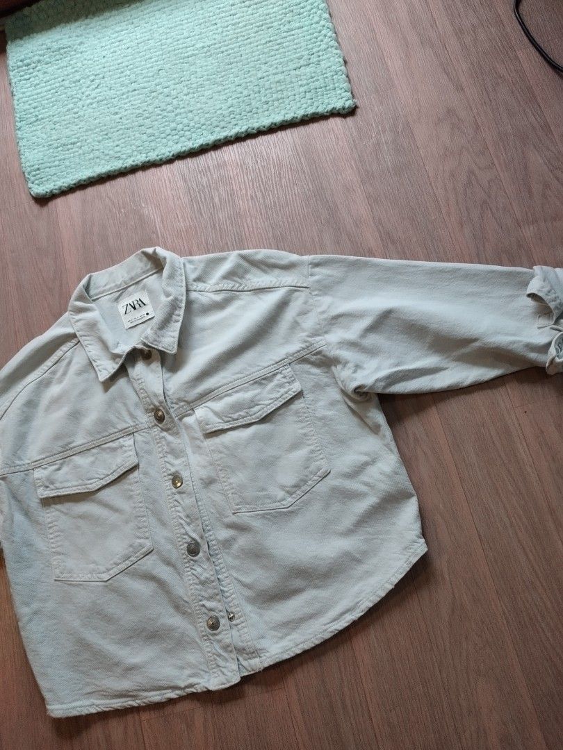 Zara oversized maong/denim jacket, Women's Fashion, Coats, Jackets and ...