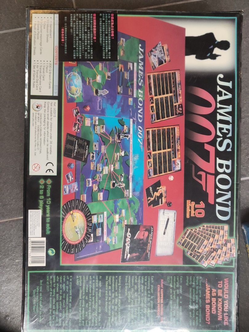 1999 James Bond 007 special mission board game, Hobbies & Toys ...