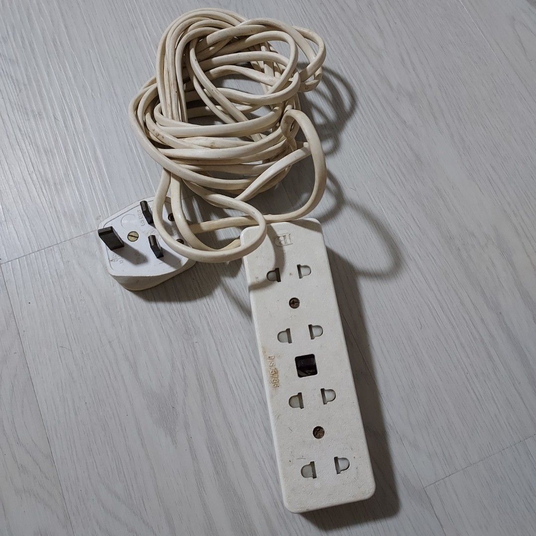 2 pin Extension Plug, TV & Home Appliances, Electrical, Adaptors ...