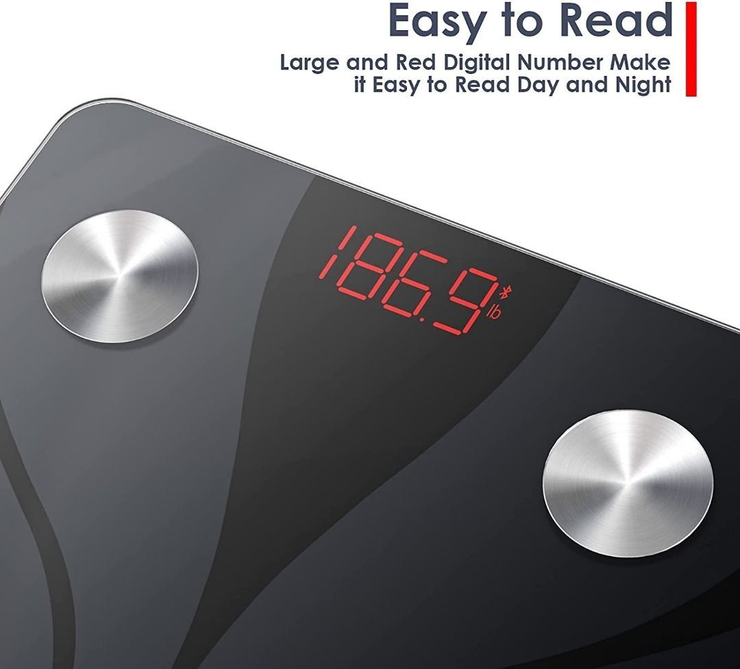 [3401] ZOETOUCH Wireless Digital Weight Scale, Health & Nutrition ...