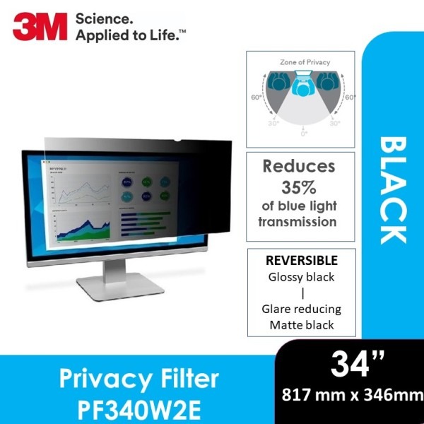 34" WIDE MONITOR SCREEN PRIVACY FILTER, Computers & Tech, Parts ...