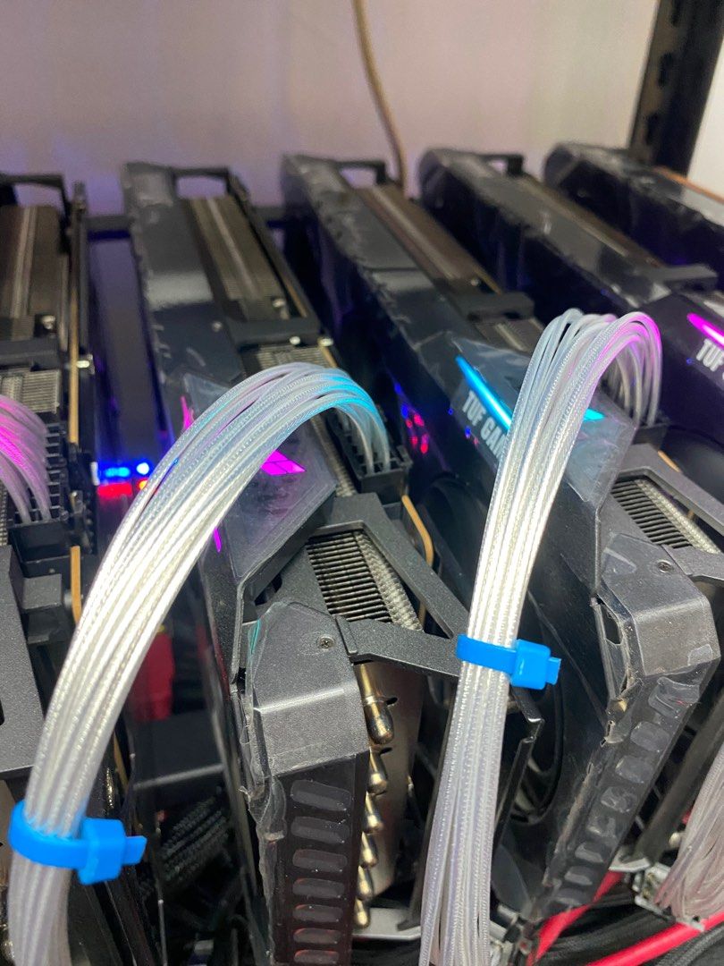 8 x 6700xt mining rig, Computers & Tech, Desktops on Carousell