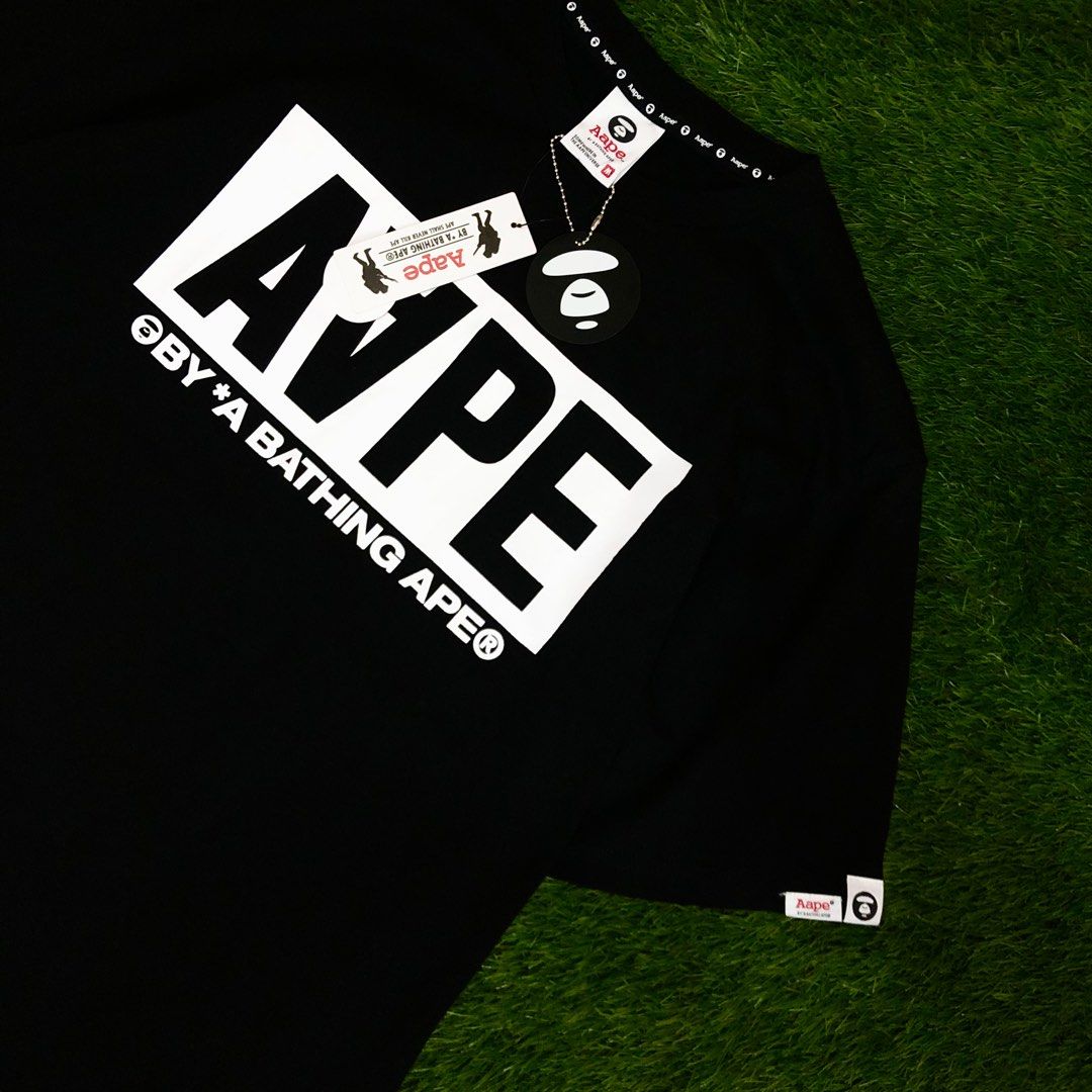 Aape By A Bathing Ape Shirt, Men's Fashion, Tops & Sets, Tshirts & Polo Shirts on Carousell