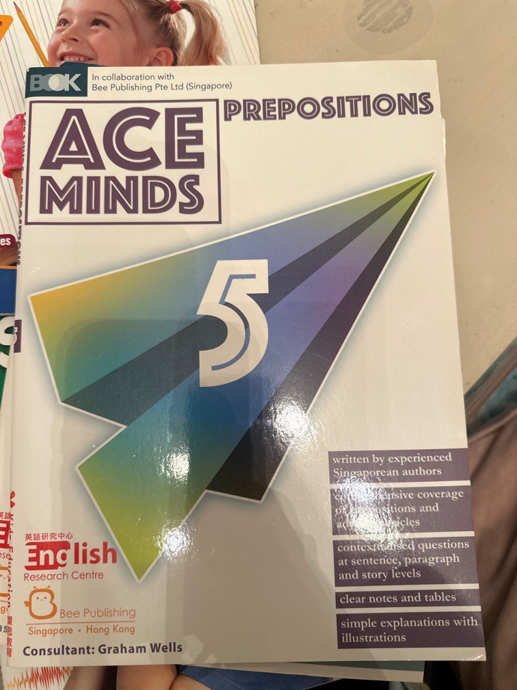 Ace minds p5 prepositions, 興趣及遊戲, 書本 & 文具, 教科書 - Carousell