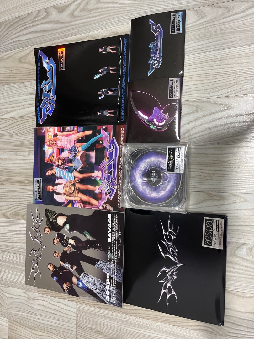[ALBUM&PC CLEARANCE] aespa sealed kwangya real world girls savage album ...
