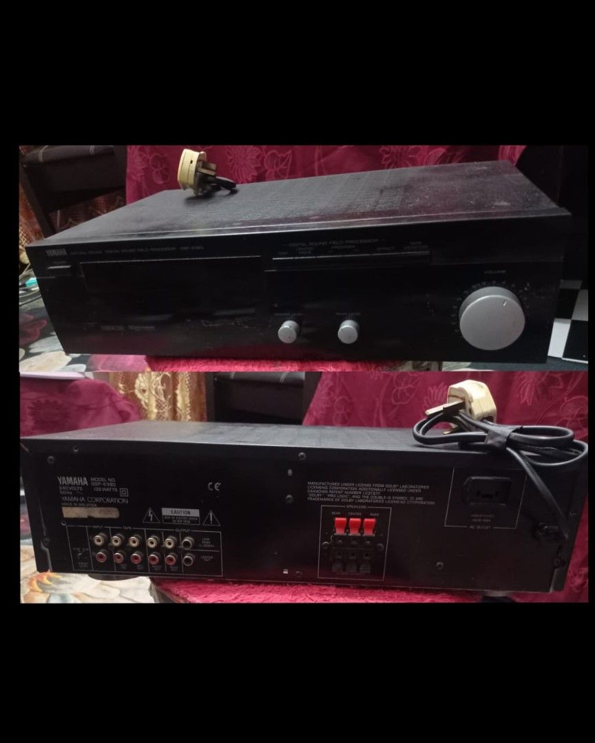 Amp Yamaha DSP-E390, Audio, Soundbars, Speakers & Amplifiers on Carousell